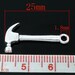 Hammer Charms, Set of 5, 25mm X 13 Mm, Construction Charm, DIY Charm ...