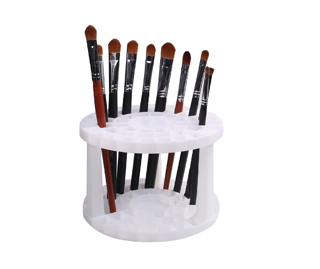 Paint Brush and Pencil Organizer, 49 Holes, 5.7 Inches X 4.9 Inches ...