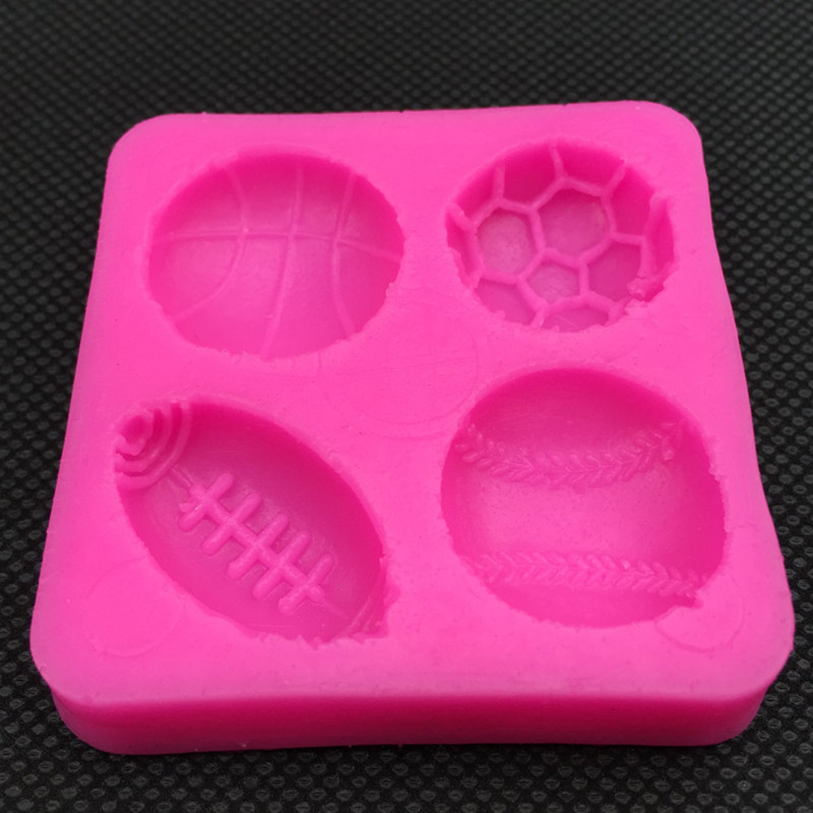 Silicone Mold: Sports Basketball Mold Soccer Mold Football - Etsy