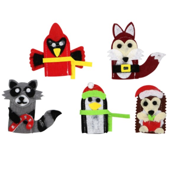 Felt Finger Puppets - Etsy