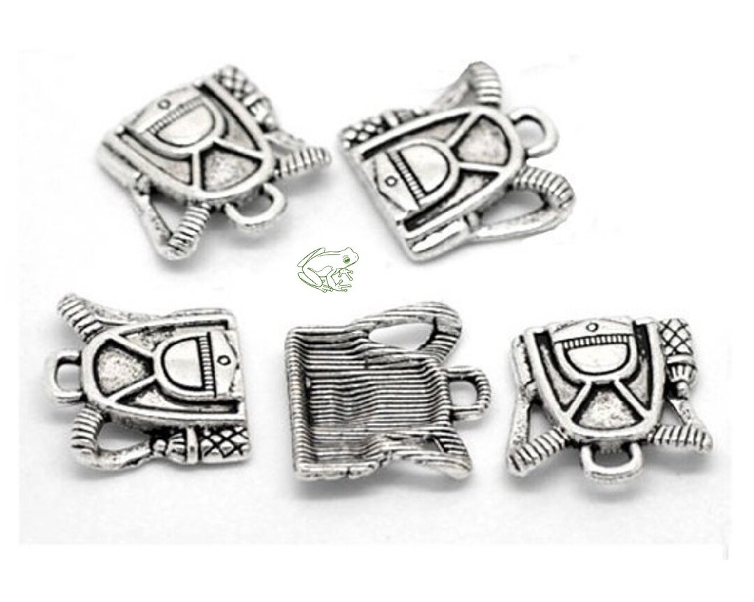 Backpack Camping or School Charm for Keychains, Earrings, or Necklaces ...