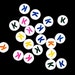 Letter Bead: K Beads Set of 25 7mm Alphabet Beads Colorful - Etsy
