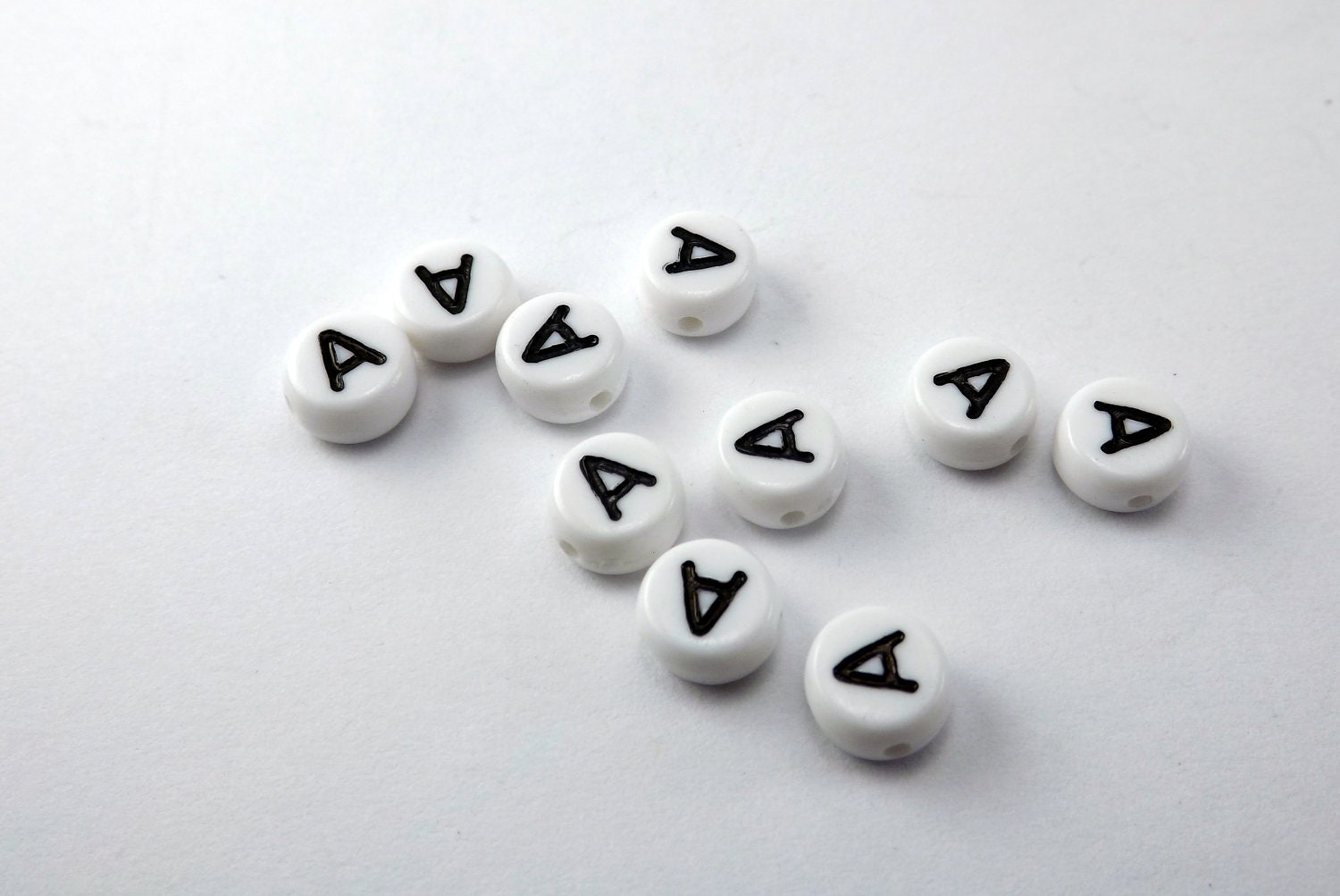 Letter Bead: A Beads Set of 25 7 Mm Alphabet Beads Letter - Etsy