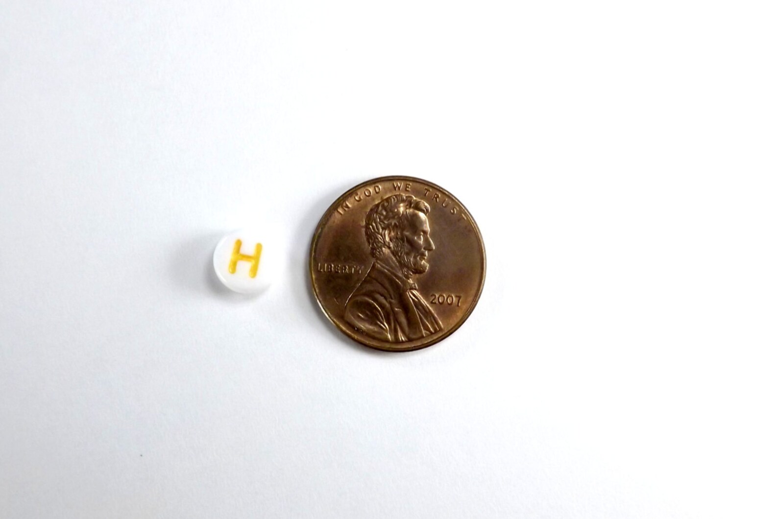 Letter H Bead: Set of 25 7mm Alphabet Beads Colorful - Etsy