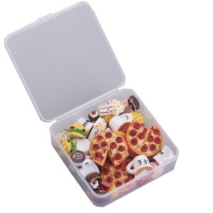 Miniature Resin Food Set Cabochons, Comes With 40 Pieces French Fries ...
