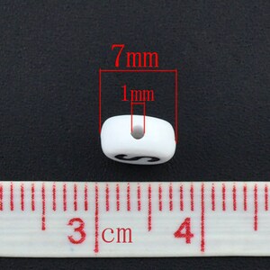 Letter Bead: S Beads Set of 25 7mm Alphabet Beads Colorful - Etsy