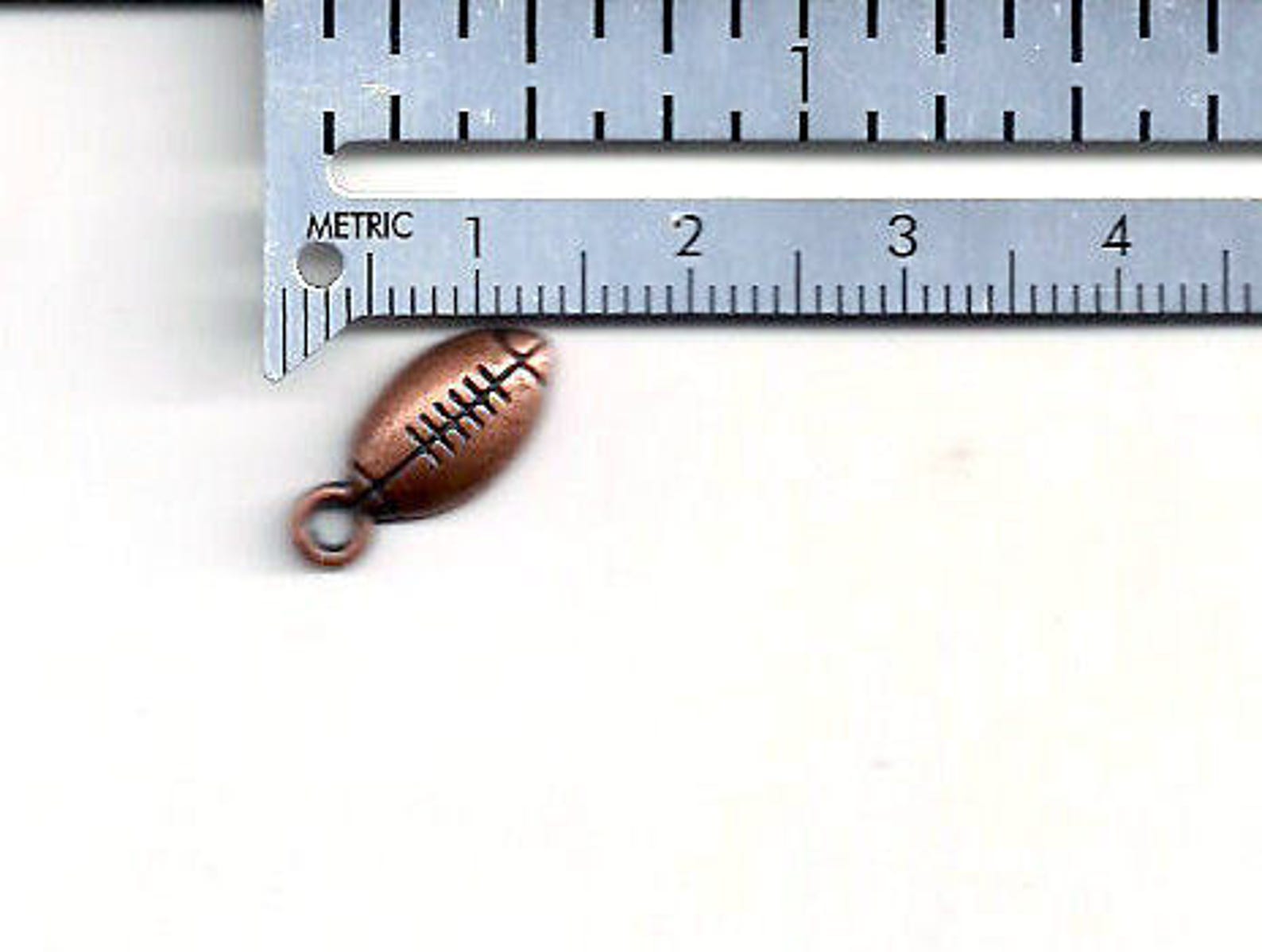 Football Copper Color Charms Set of 10 15x7mm Great for - Etsy