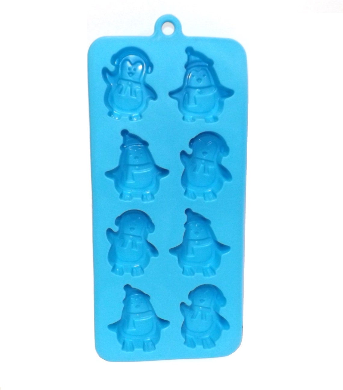 Penguin With Hats and Scarves Silicone Mold for Ice - Etsy