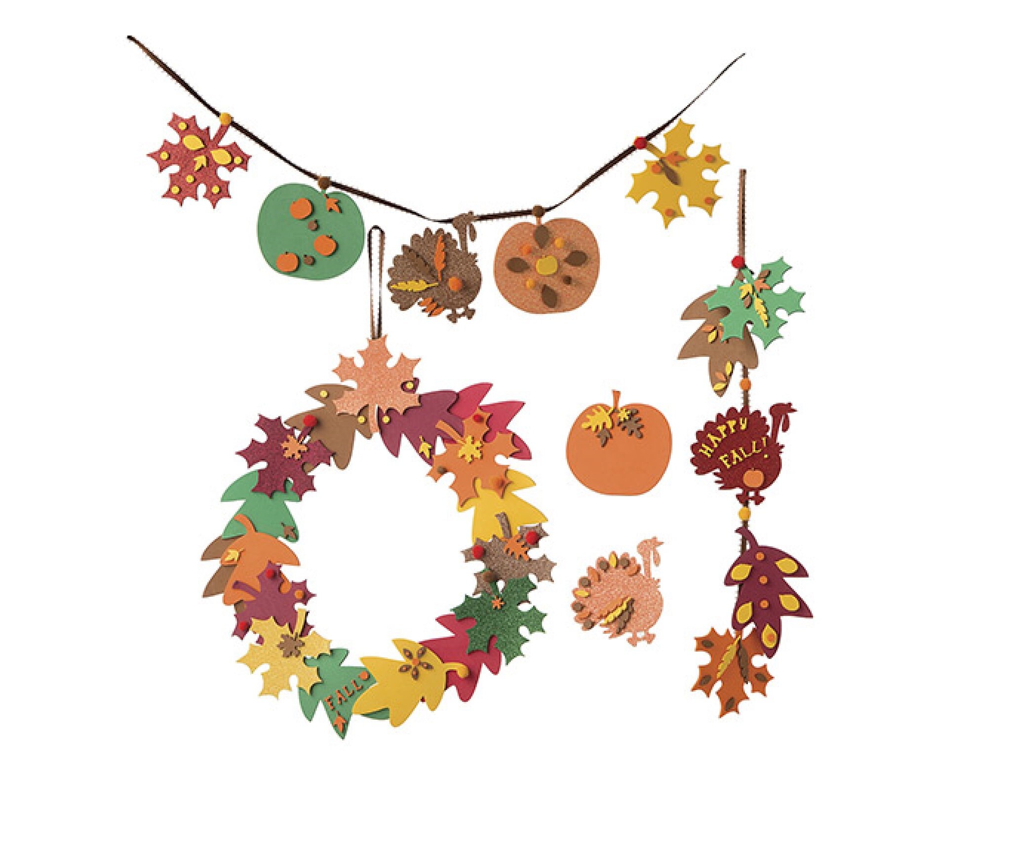 Fall Foam Shapes 33 Pom Poms 56 Foam Shapes 243 Foam - Etsy