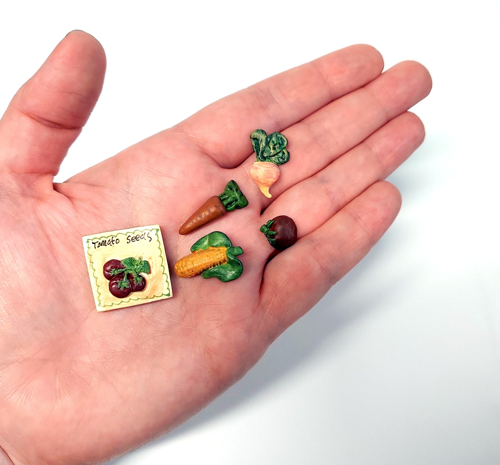 Seed Packet Tiles and Matching Vegetable Miniature Set Tiles - Etsy