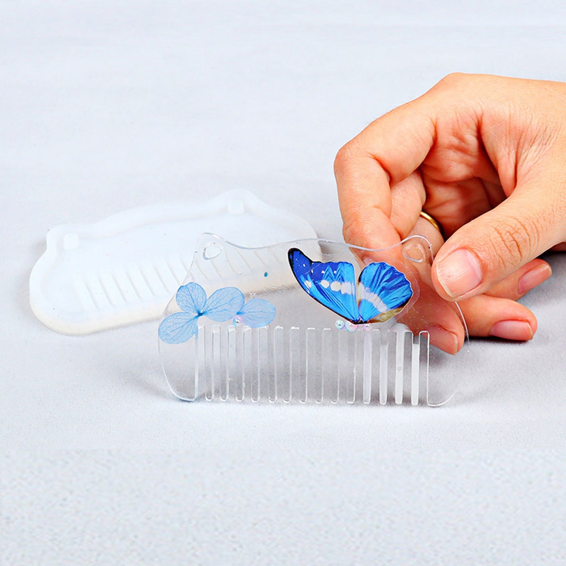 Silicone Cat Comb Mold Resin Comb Mold Make Your Own Comb 9 - Etsy