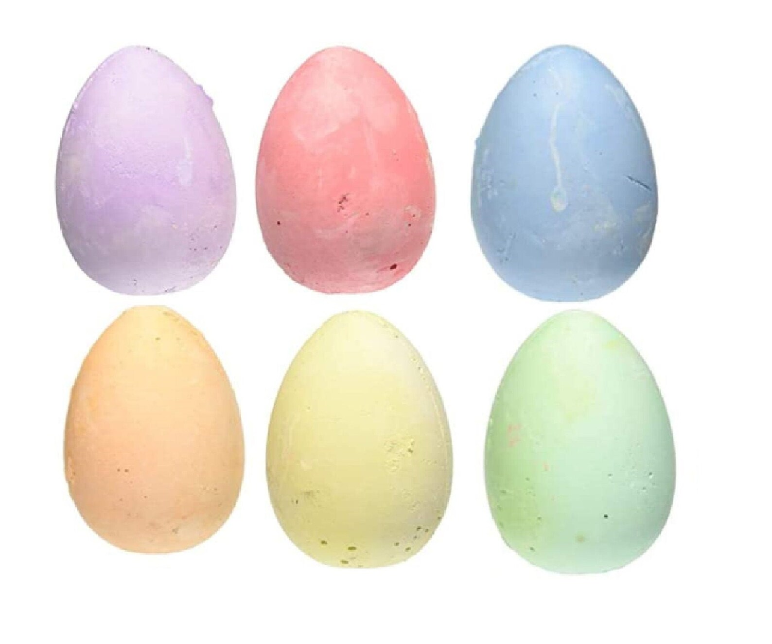 Egg Shaped Colorful Sidewalk Chalk 6 Pieces in a Plastic Egg - Etsy