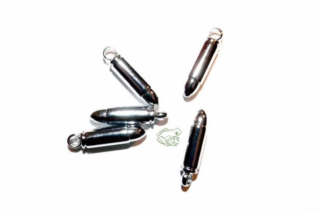 Bullet Charms, Set of 5, 5x24mm, Ammo, Ammunition, Hunter, Police ...