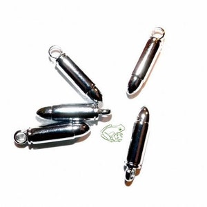 Bullet Charms, Set of 5, 5x24mm, Ammo, Ammunition, Hunter, Police ...