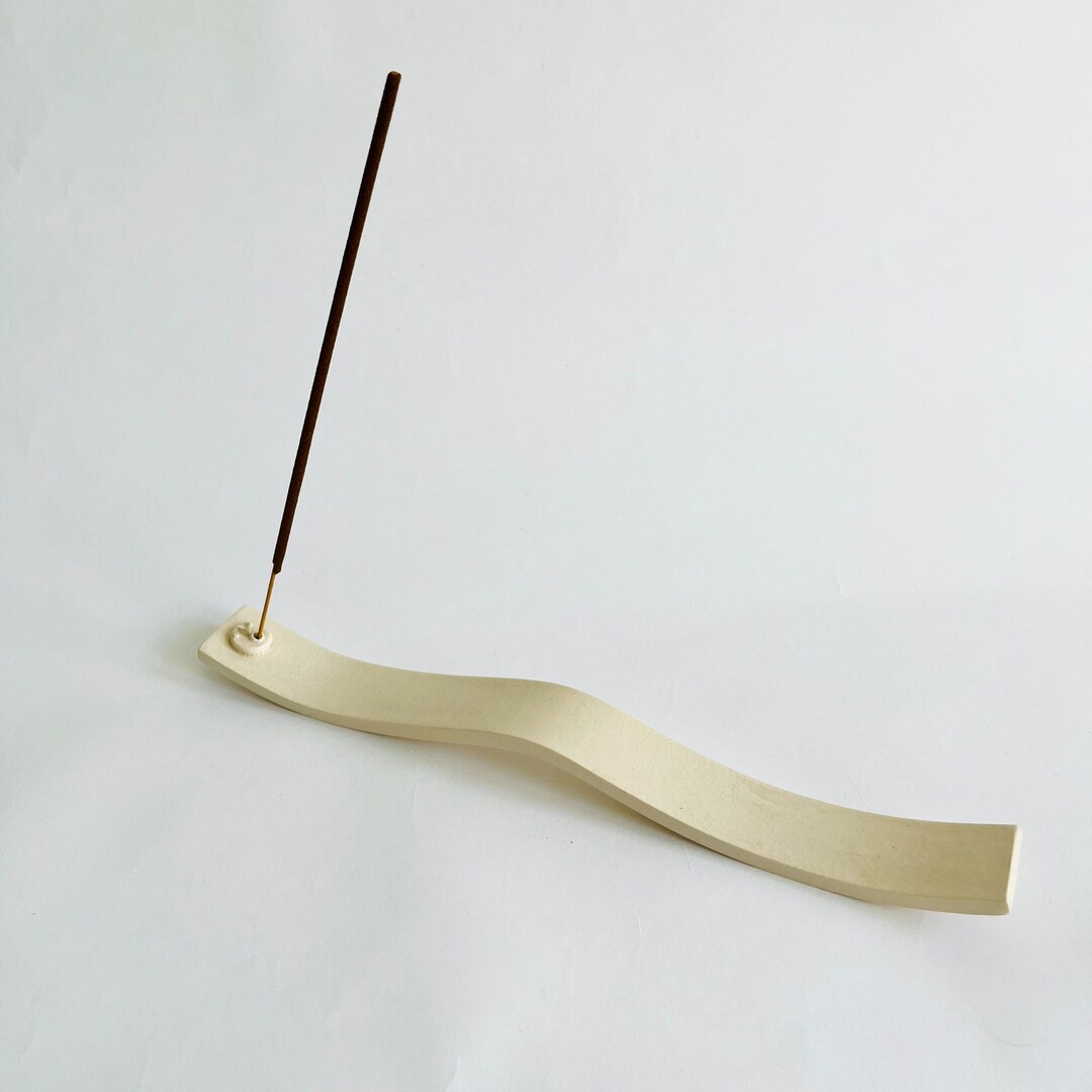 Folk Face Incense Stick Holder - Clear Crackle - Etsy