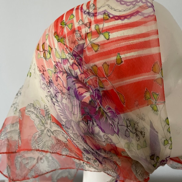1950s Head Scarf - Etsy
