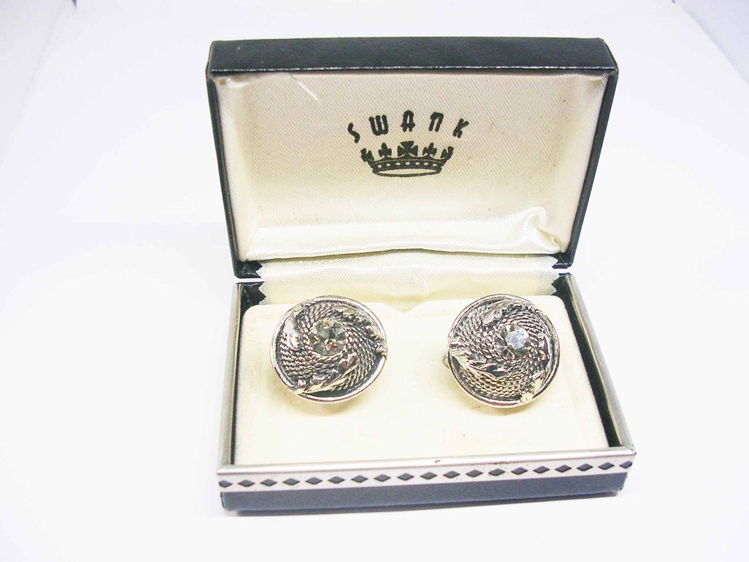 Cufflinks Classic Vintage Swank Cuff Links Formal Wear Shirt Accessory ...
