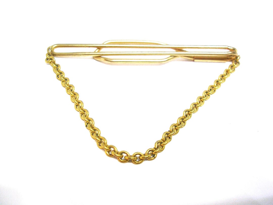 Tie Chain Classic Vintage Swank Tie Accessory Formal Wear Men's Jewelry ...