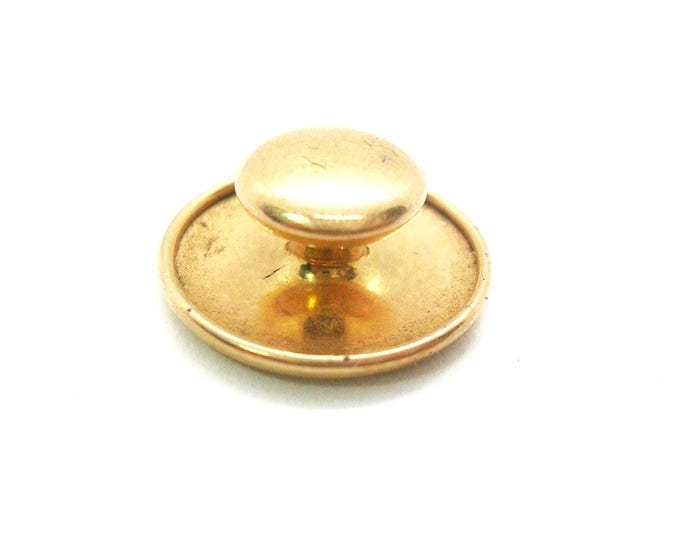 Antique Collar Stud Cleric Button KREMENTZ Gold Plate Vintage Suit ...
