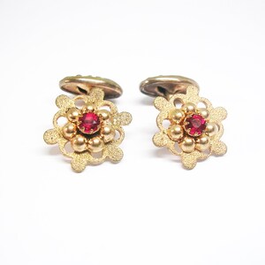 Antique Cuff Links Filigree Flip Back Formal Wear Shirt Accessory ...