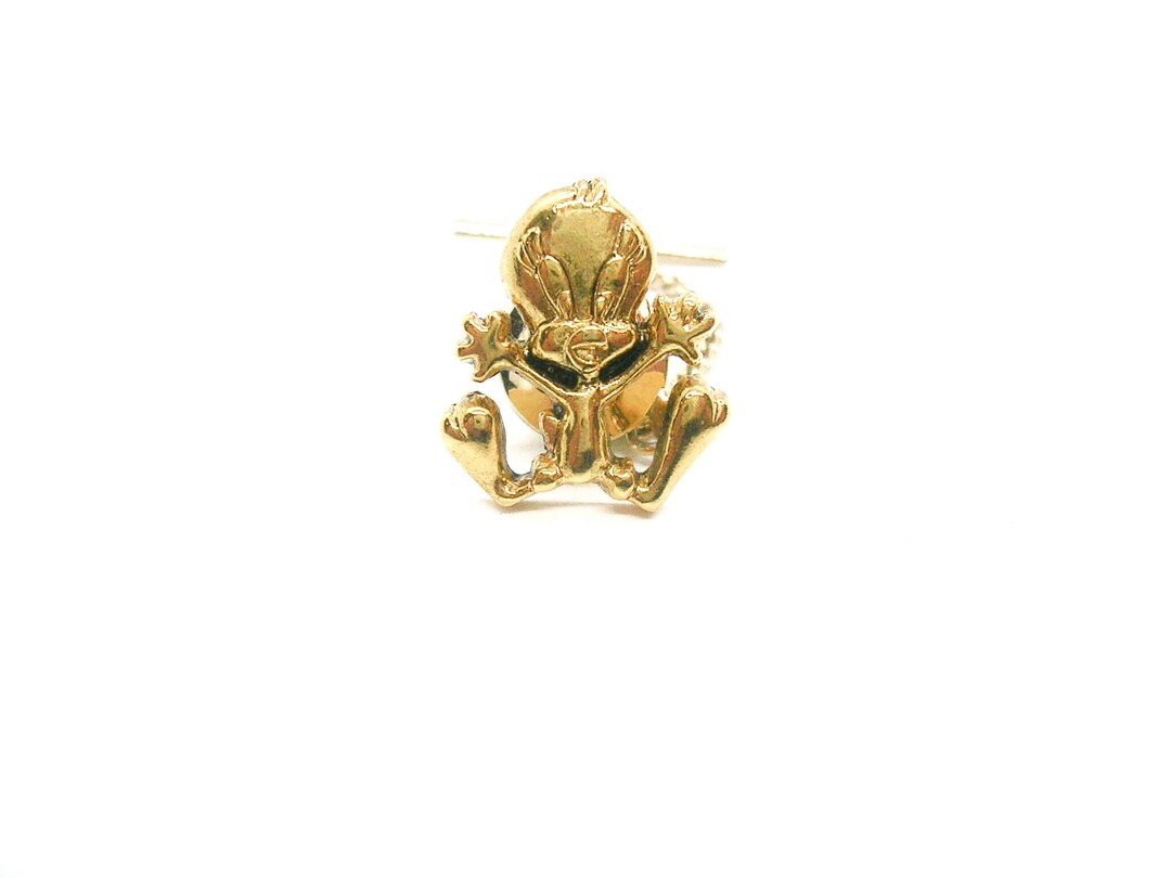 Vintage Tweety Bird Tie Tack: Warner Bros. Gold Tone Tie Pin - Etsy