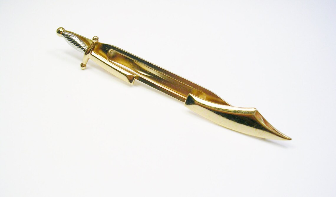 Vintage Freemason Tie Clip Scimitar Shriners Tie Bar Masonic - Etsy