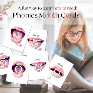 Phonics Vowel Flashcard Speech Sound Wall Printable Flashcard Mouth ...