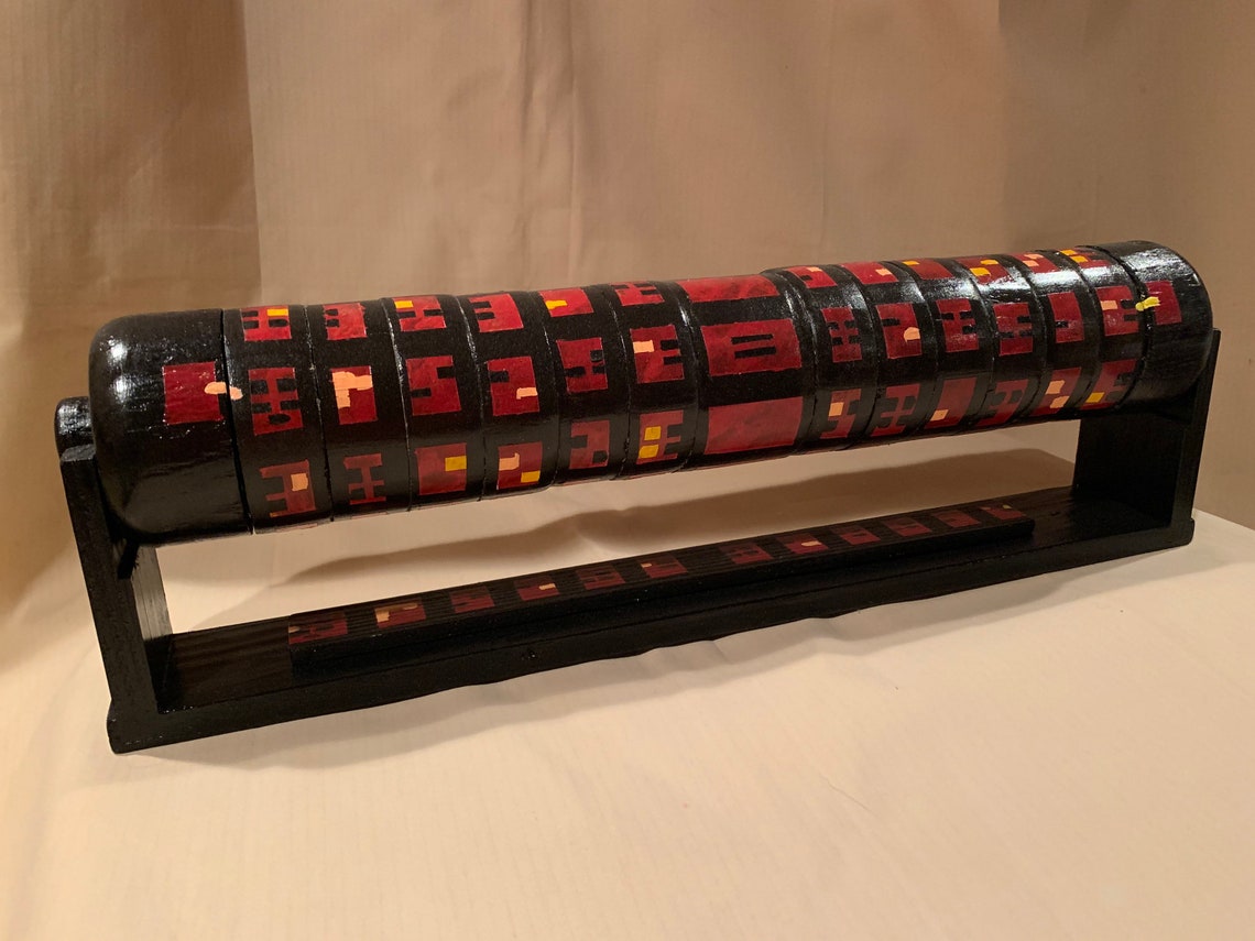 LARGE WOOD CRYPTEX Puzzle Box Dual Chamber Vault Handmade All | Etsy