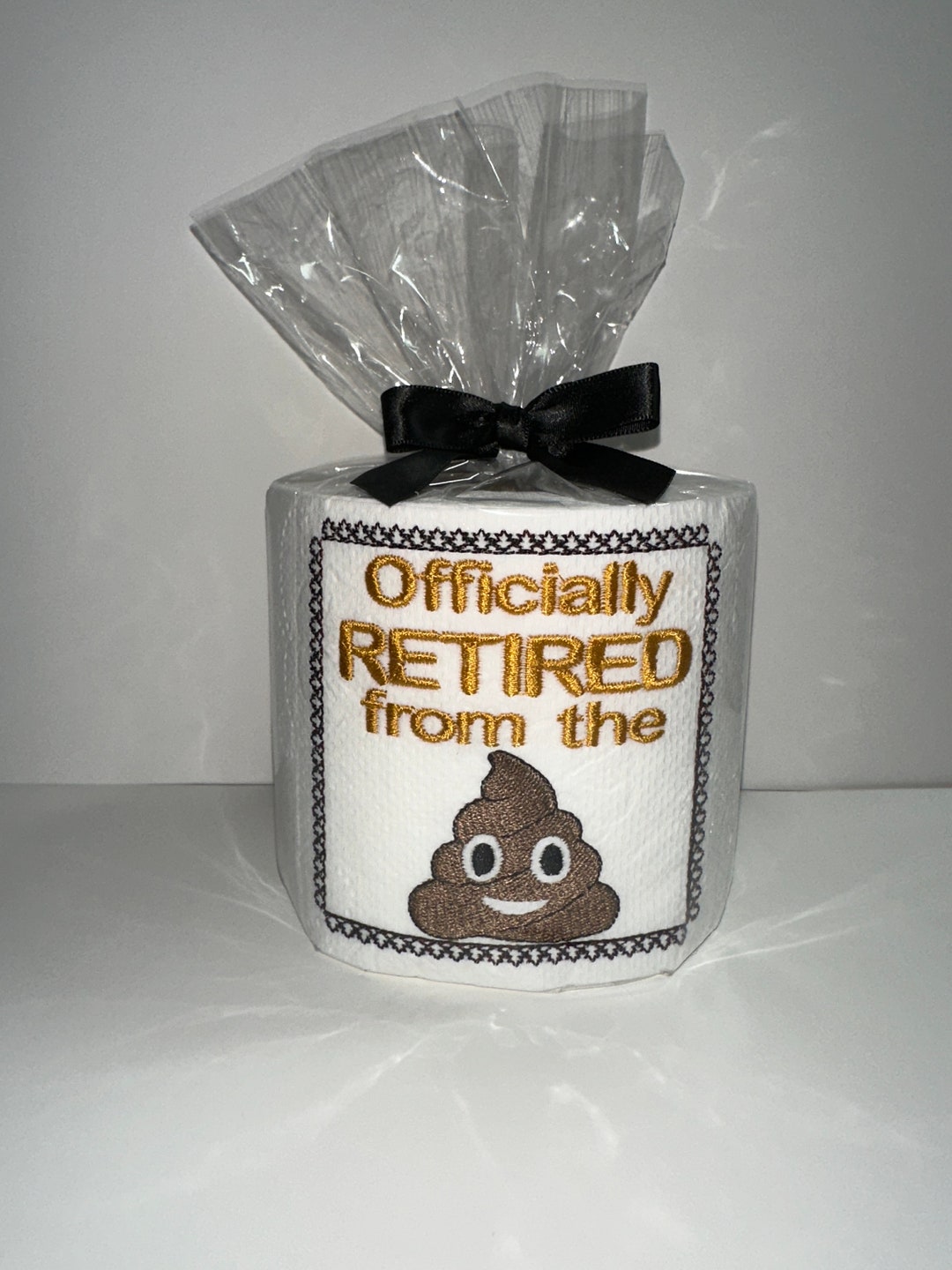 Retirement Novelty Gift | Black and Gold Unique Retirement Gift ...