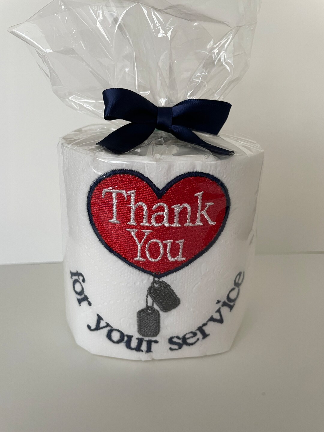 Military Appreciation Gift: Embroidered Toilet Paper Thank You - Etsy