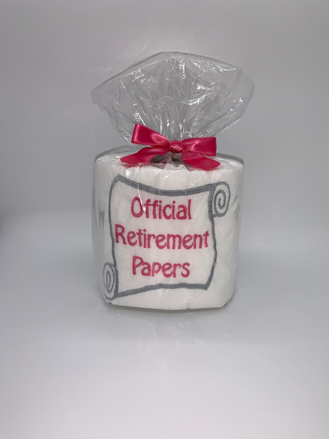 Retirement Female Hot Pink /official Retirement Paper/retirement Party ...