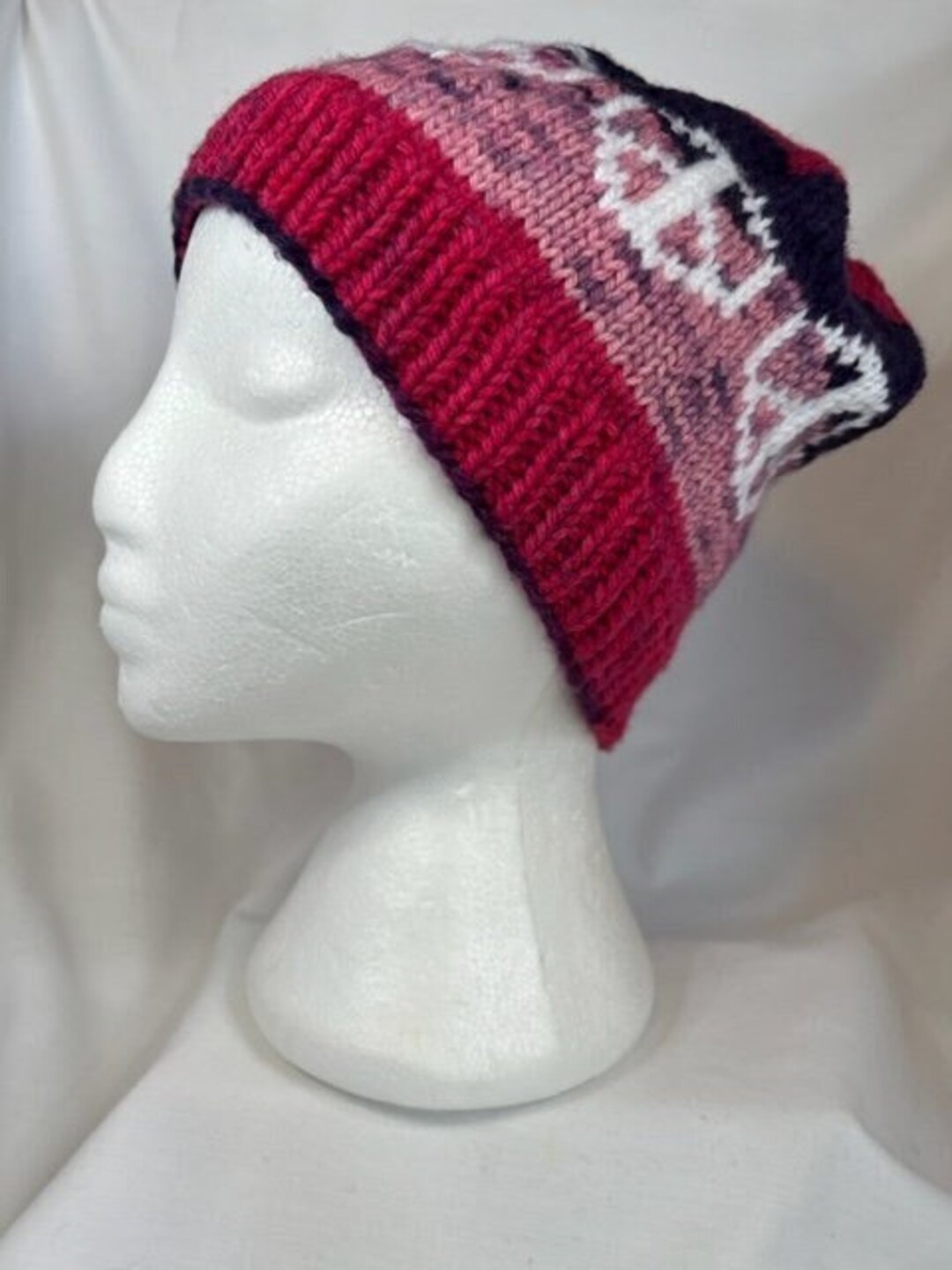 Peace Signs - Hand Knit - Adult Hat - Etsy