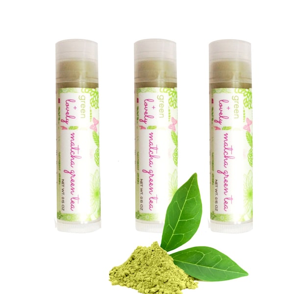 Matcha Lip Balm - Etsy