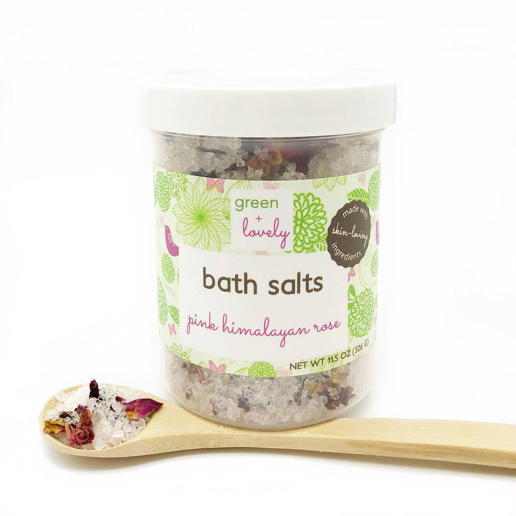 Pink Himalayan Rose Bath Salts. Valentines Day Gift. Organic ...