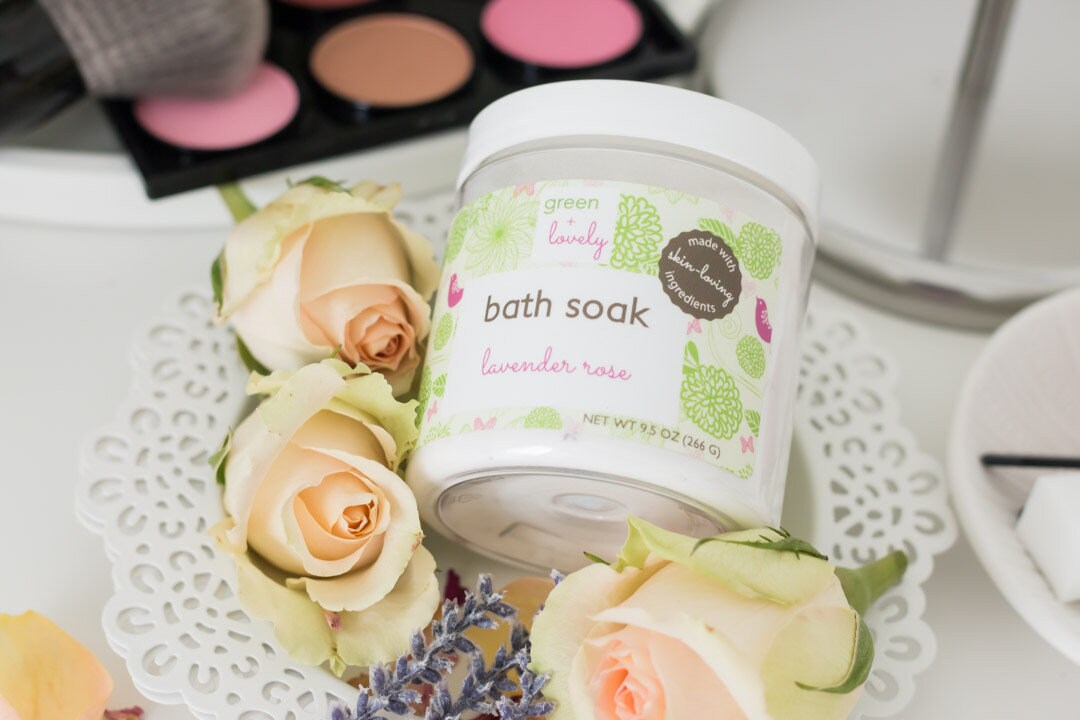 Calming Lavender Rose Bath Soak /// Calming Lavender Chamomile, Gentle ...