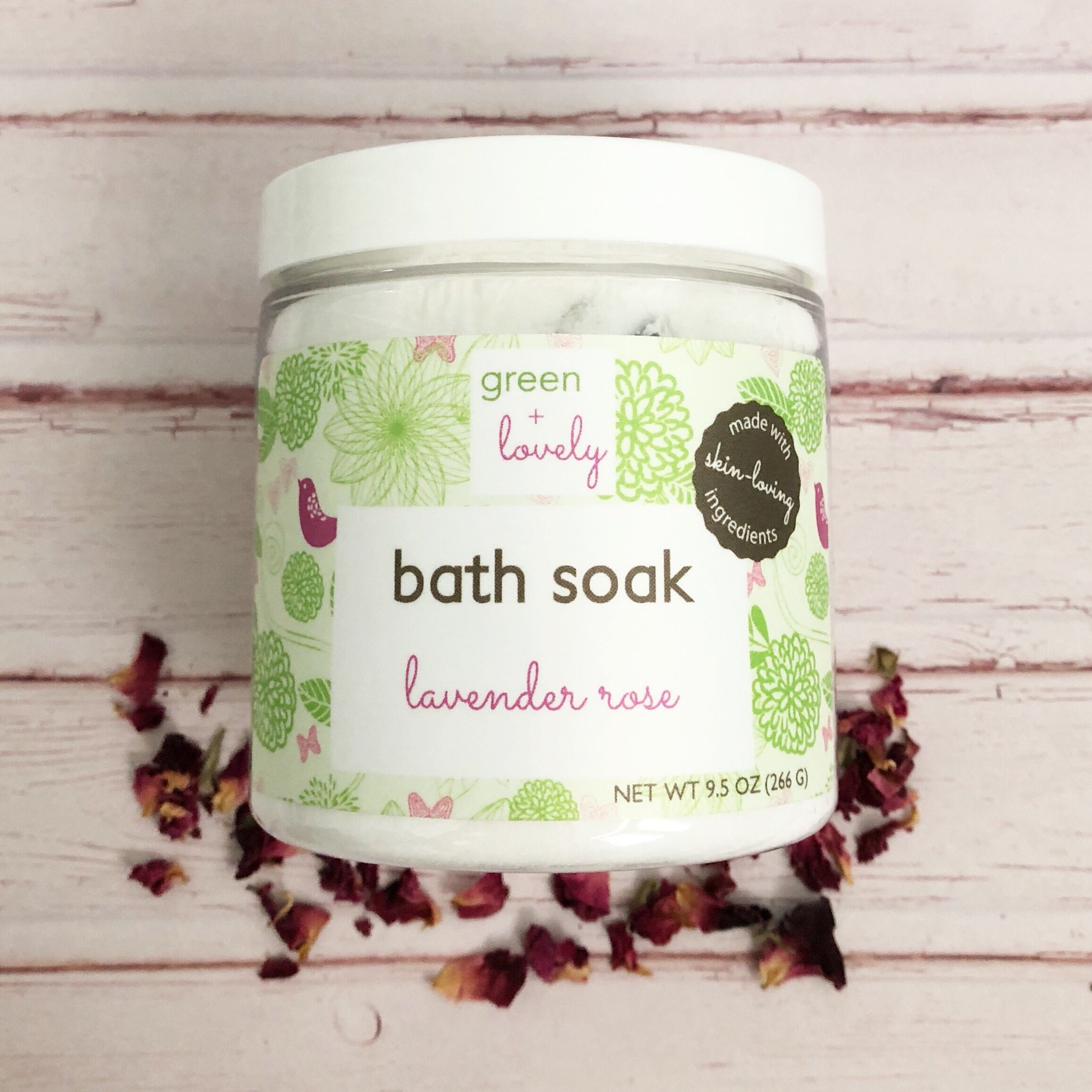 Calming Lavender Rose Bath Soak /// Calming Lavender Chamomile, Gentle ...