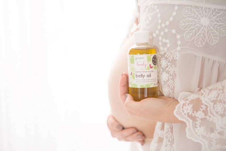 2 Pack Bundle - Pregnancy Belly Oil, Stretch Mark Organic Belly Oil ...