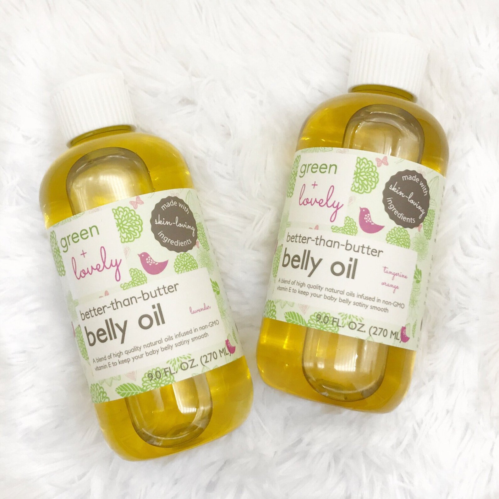 2 Pack Bundle - Pregnancy Belly Oil, Stretch Mark Organic Belly Oil ...