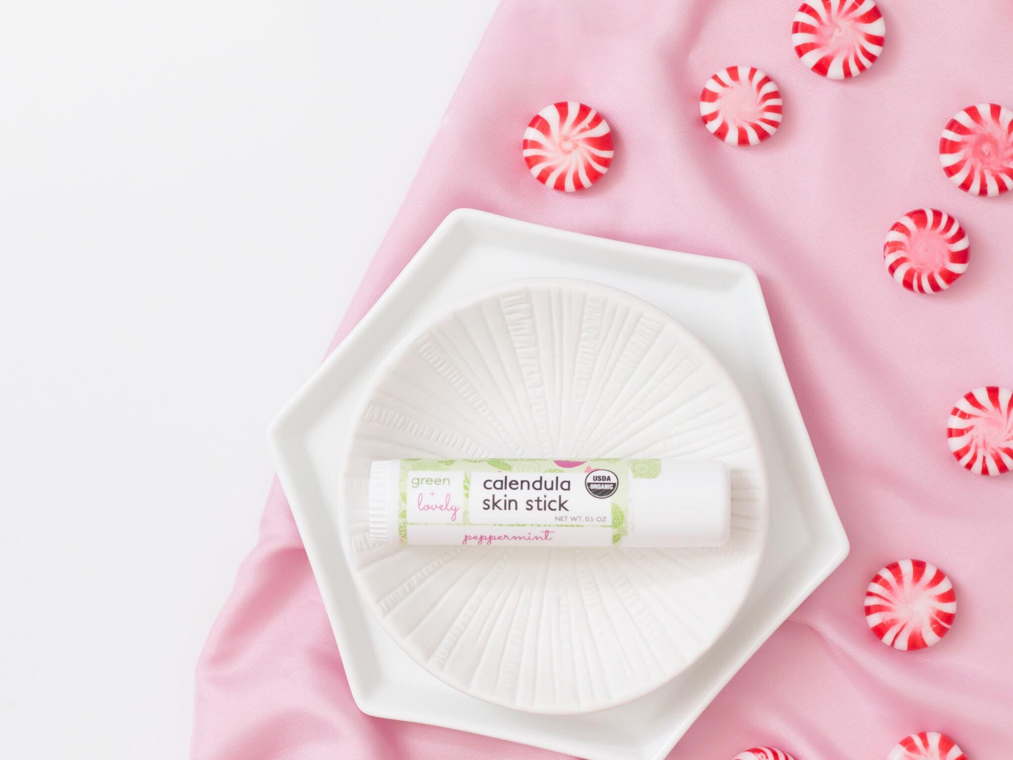 Peppermint Skin Stick - Organic Calendula Lotion Stick - Body Butter ...