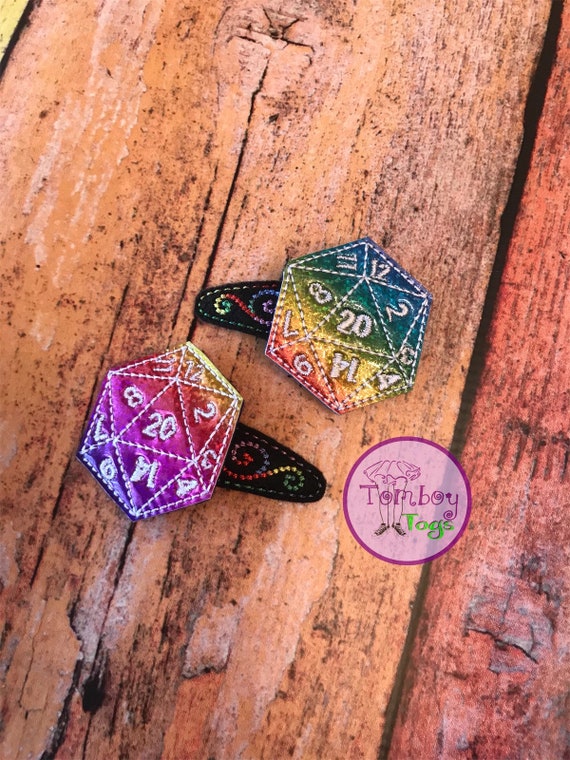 D20 Hair Clips - Etsy