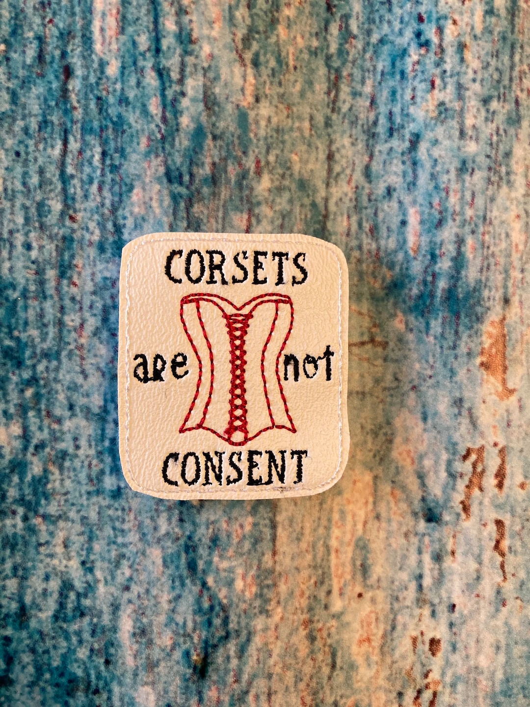 Corsets Are Not Consent Pin or Badge Holder - Etsy