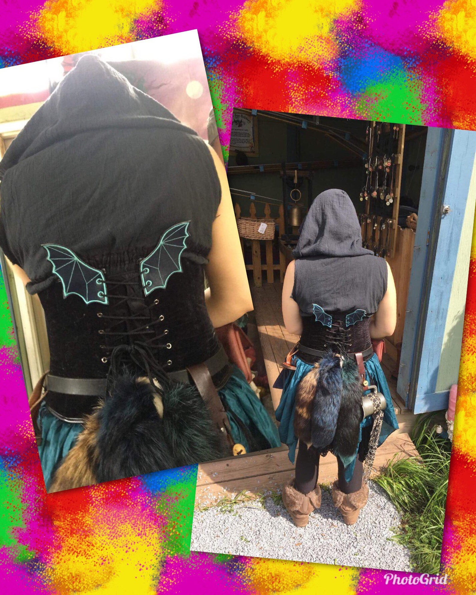 Bat Shoe Wings Corset Wings - Etsy