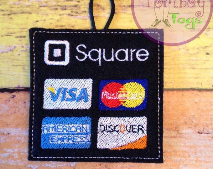 Credit Card Logo Patch Feltie - Etsy