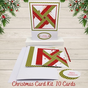 CARDS KIT, Happy Holly Days Quilt Cards, Paper Studio Christmas Cards ...
