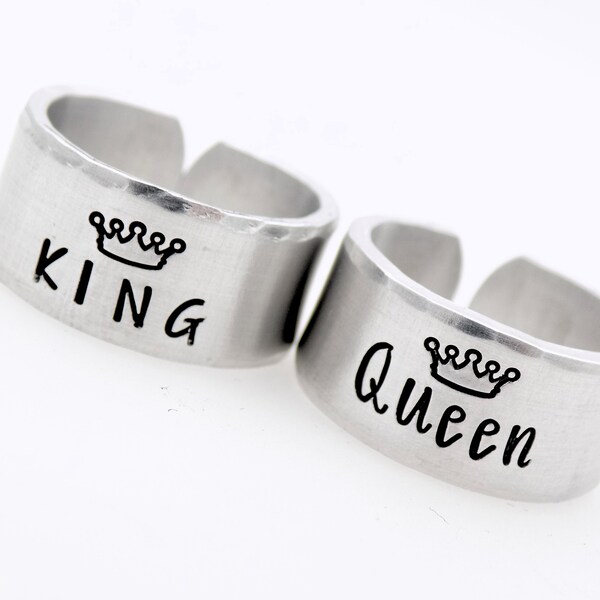 King and Queen Ring - Etsy