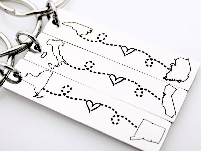 Custom With ANY Two Locations Countries States or Provinces - Etsy
