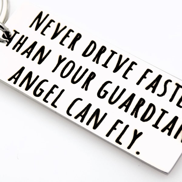 Never Drive Faster Than Your Guardian Angel Can Fly - Etsy