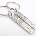 Gift for Grandparents - Long Distance Family Keychain Set - Etsy