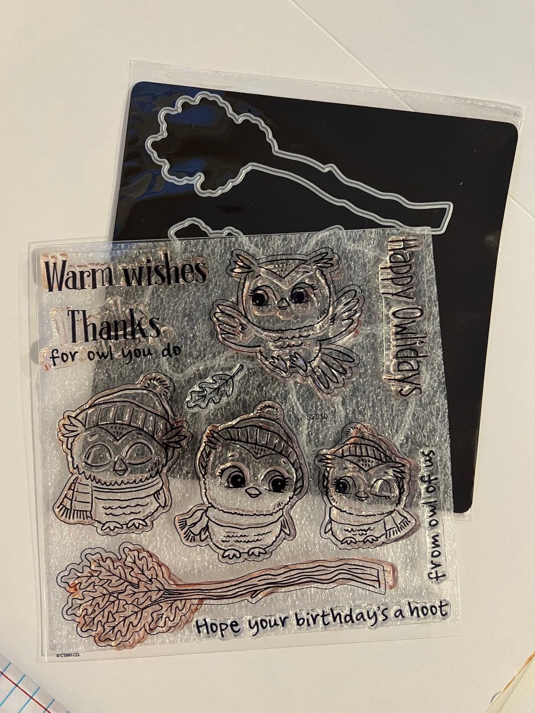 Z7074 - From Owl of Us Stamp Set + Thin Cuts - USED - Etsy