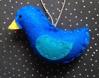 Blue christmas decor | Etsy